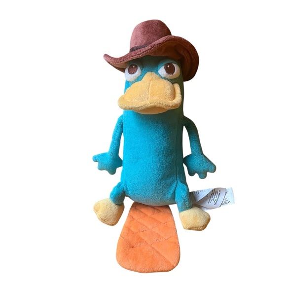 Disney | Toys | Perry Platypus Agentp Disney Plush Toy From Phineas And ...